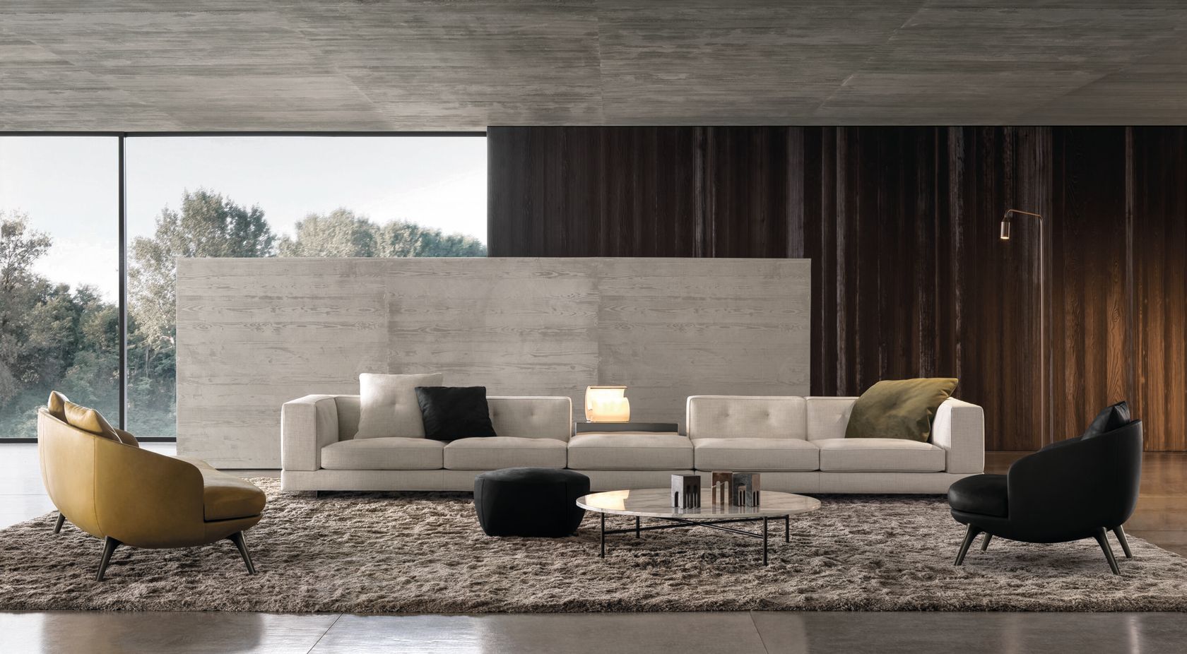 DYLAN LOW Sofá By Minotti
