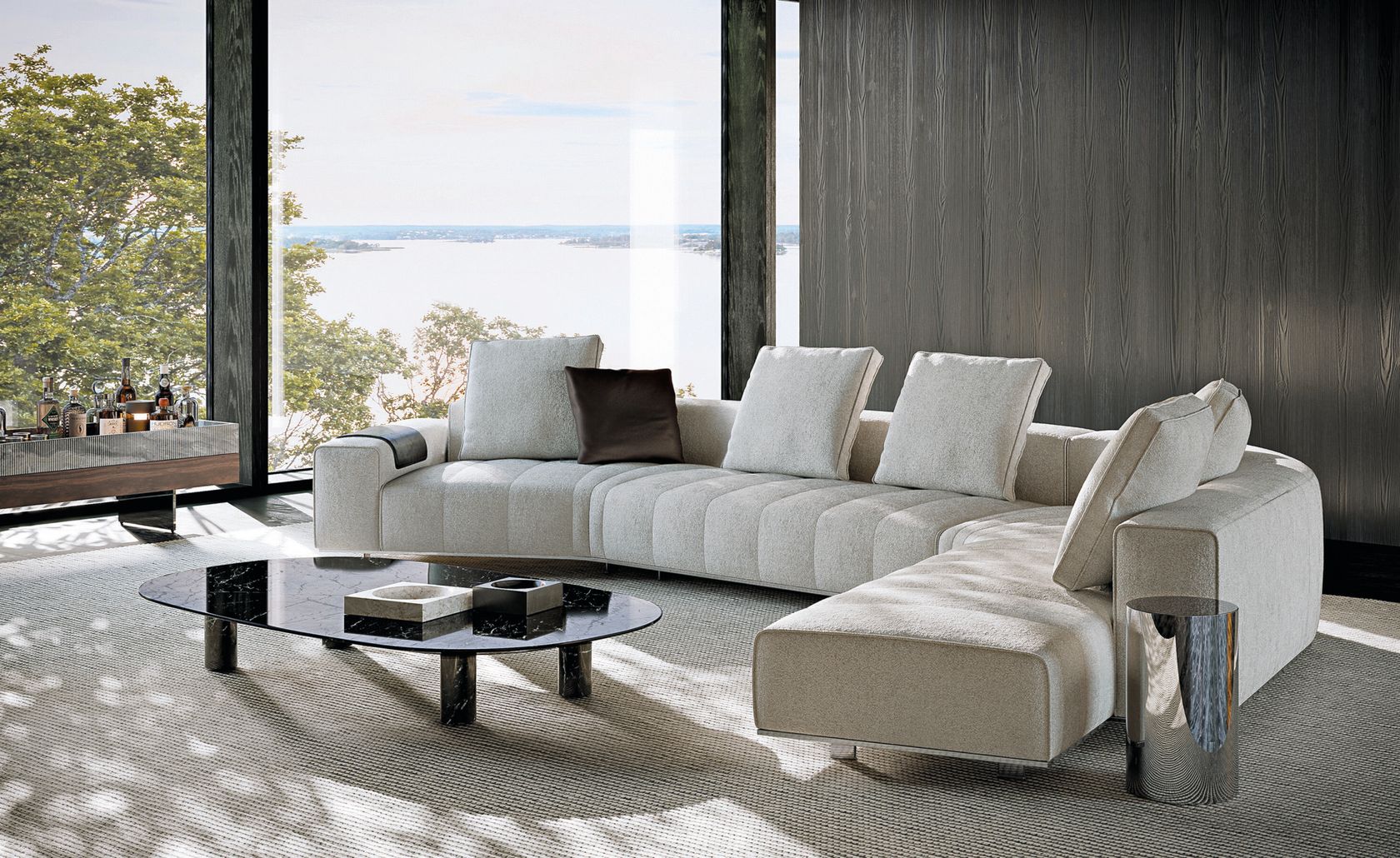 GOODMAN Sofa By Minotti | design Rodolfo Dordoni