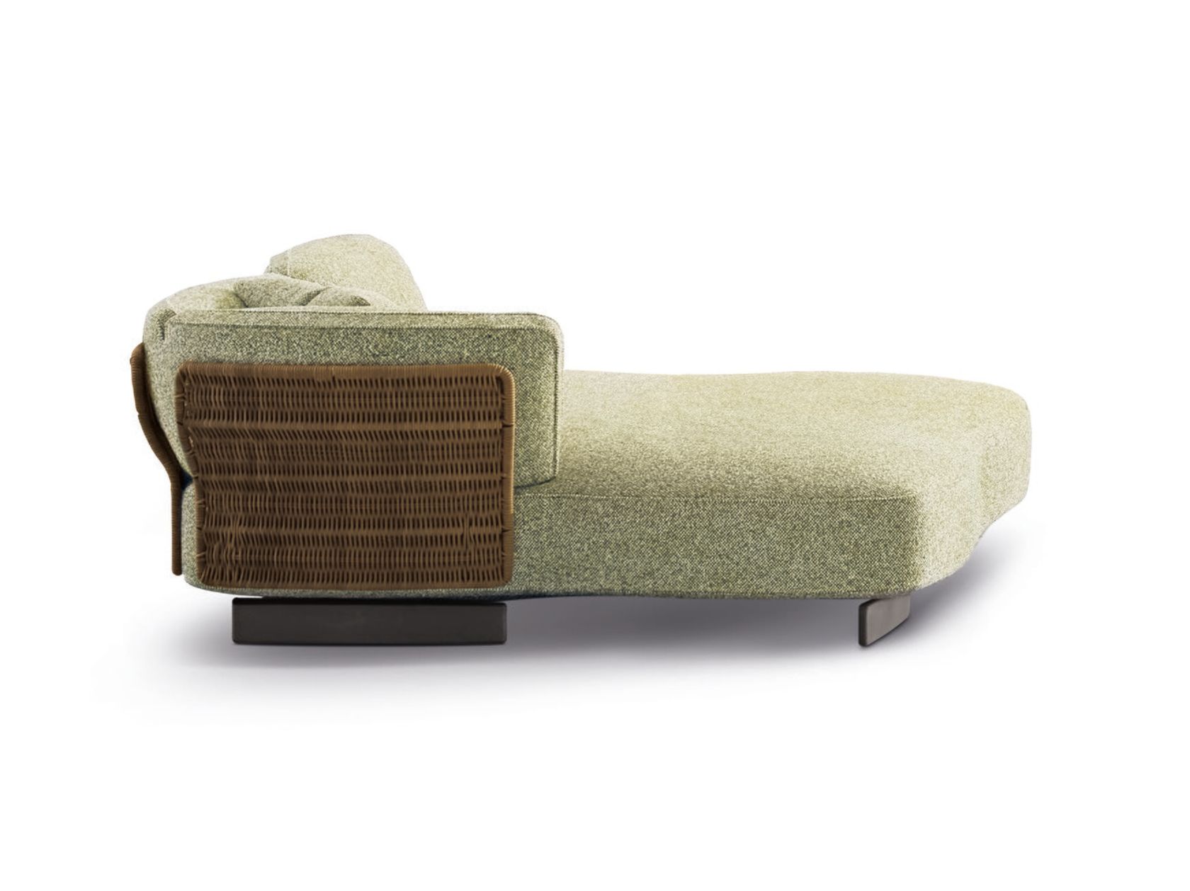 SAKI CORD OUTDOOR Garden daybed By Minotti
