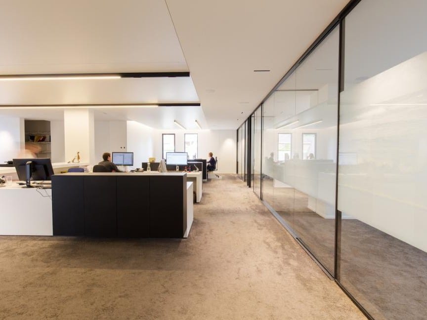 Glass office partition Modular office walls By AVC Gemino