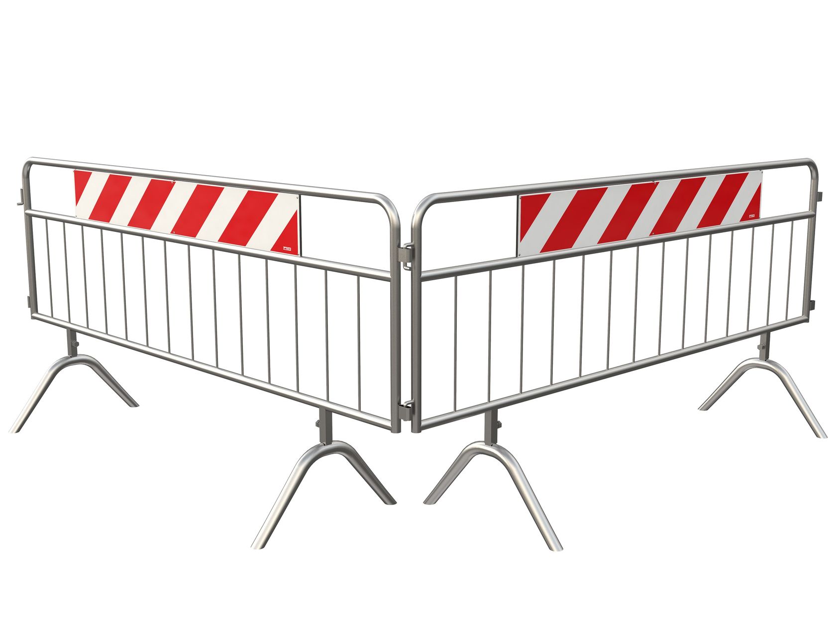 Metal pedestrian barrier Movable barriers 250 By Lazzari