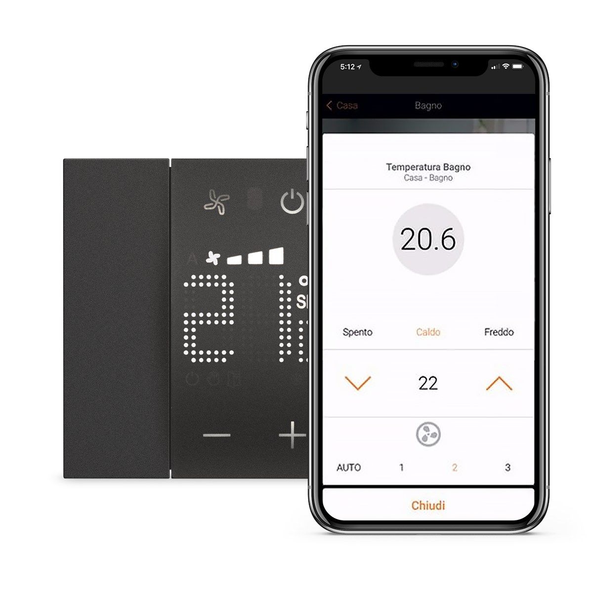 MyHOME_Up TEMPERATURE CONTROL Home automation system By BTICINO