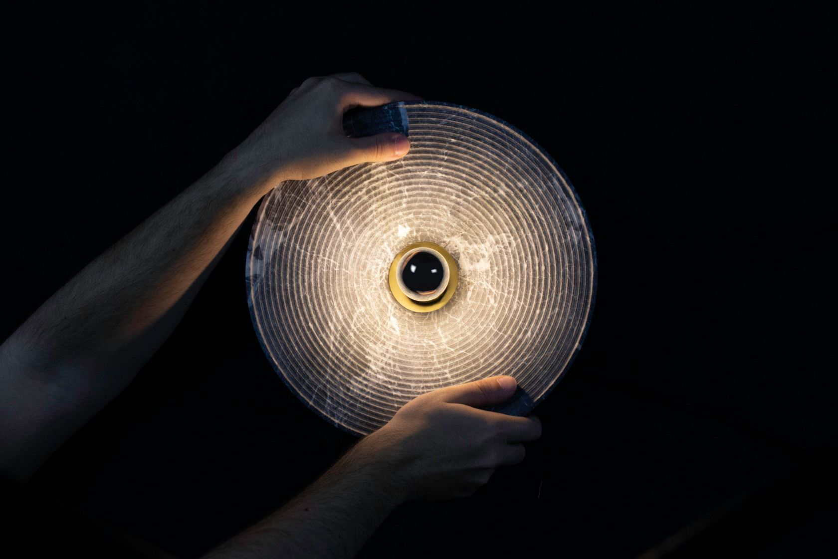 Indirect light marble wall light NAMI By Guillaume DUNAN