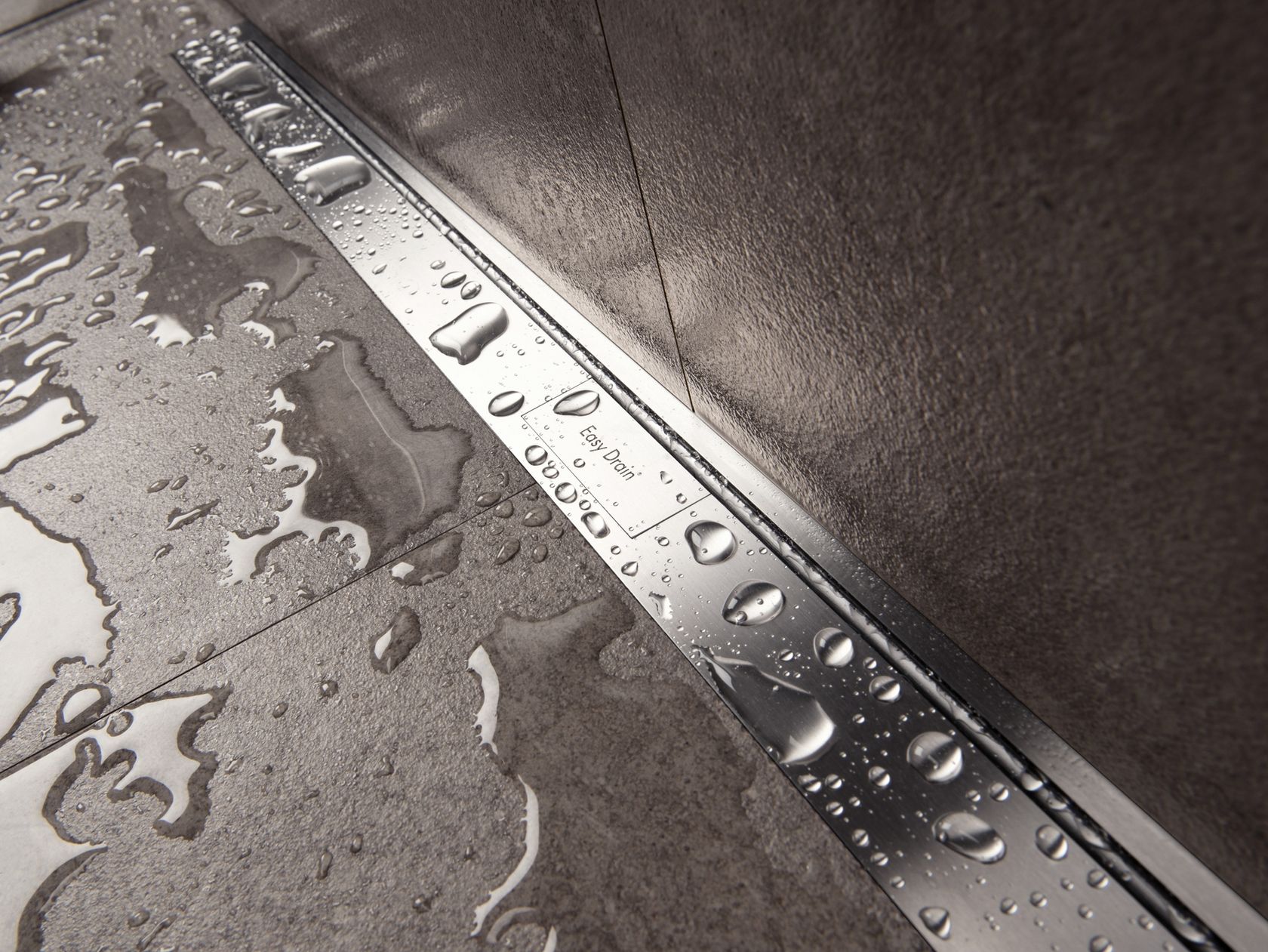 Stainless steel shower channel NANO WALL By ESS Easy Drain