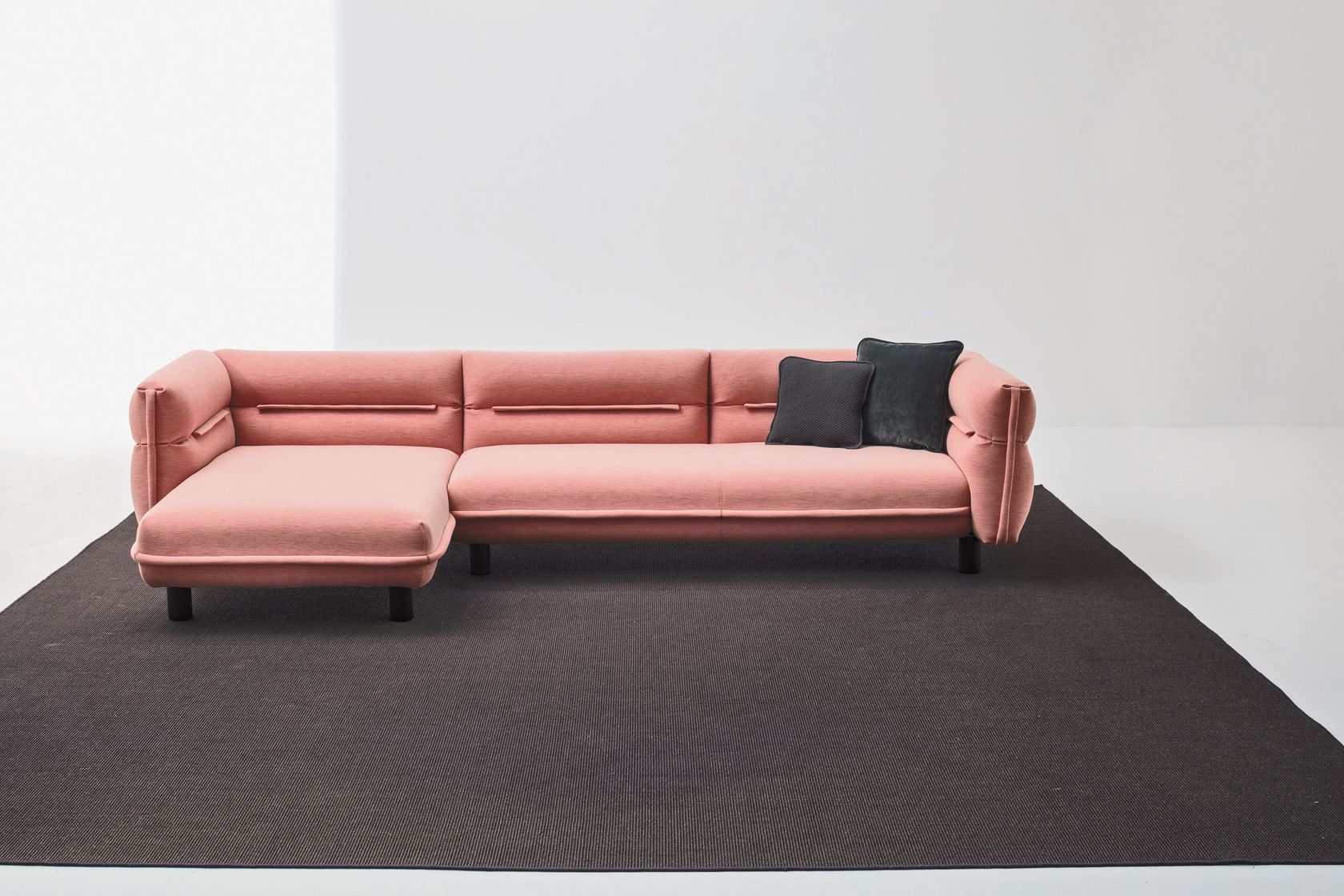NAP | Sofa with chaise longue Fabric sofa with chaise longue By La ...