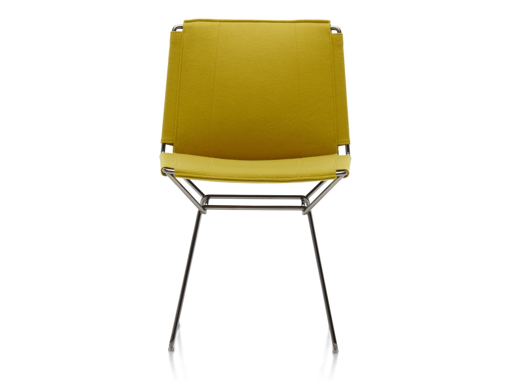 NEIL TEXTILE Sled base fabric chair By MDF Italia | design Jean-Marie ...