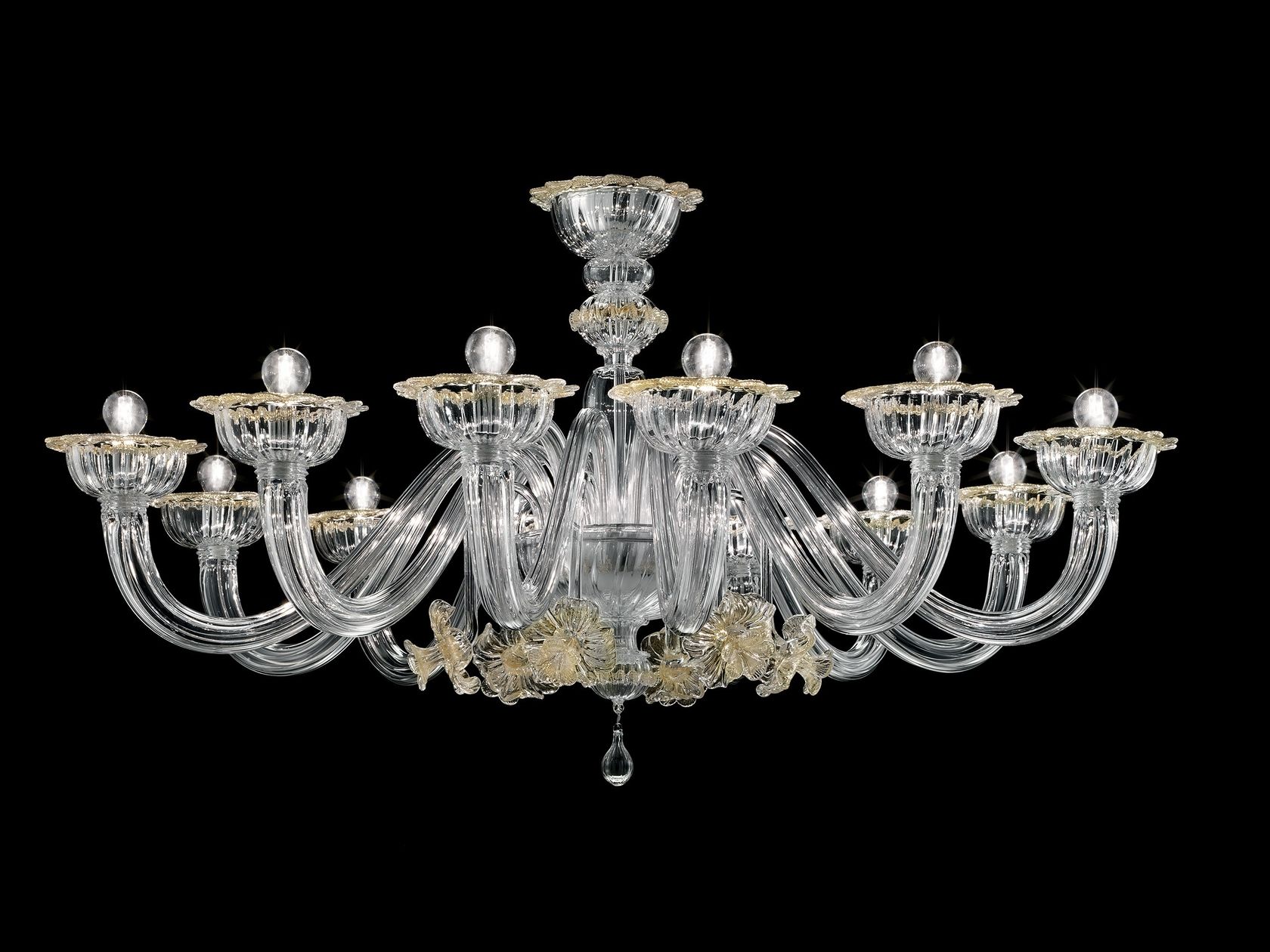 NEKHEL Venetian crystal chandelier By Barovier&Toso