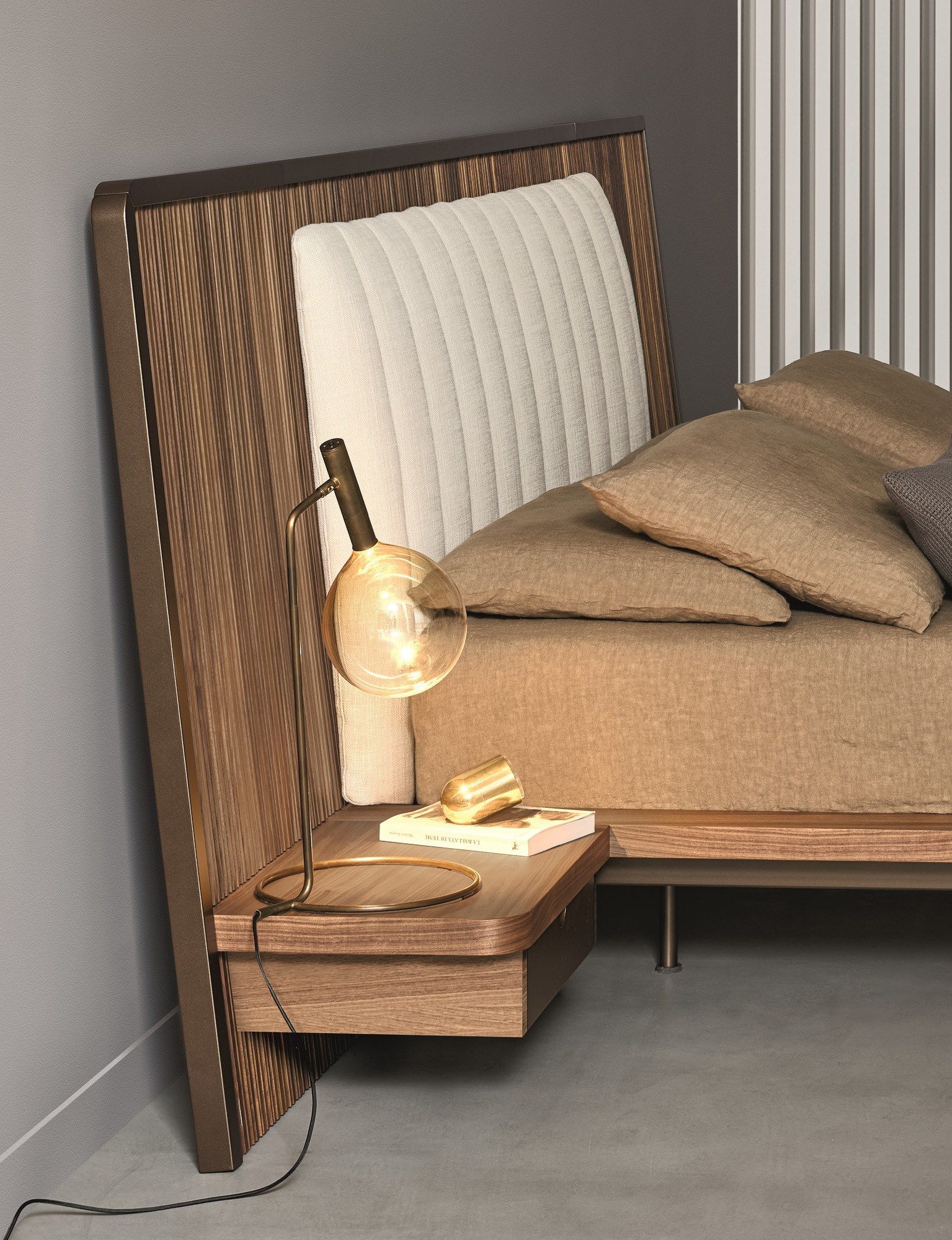 NELSON L Bed with integrated nightstands By Bonaldo | design Matteo ...