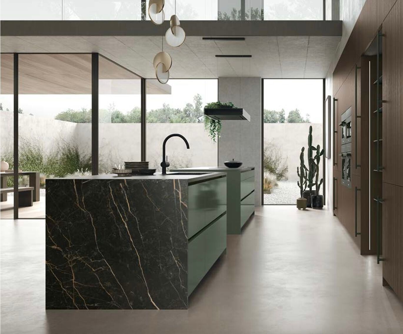 BLACK OBSESSION Neolith wall/floor tiles with marble effect By NEOLITH