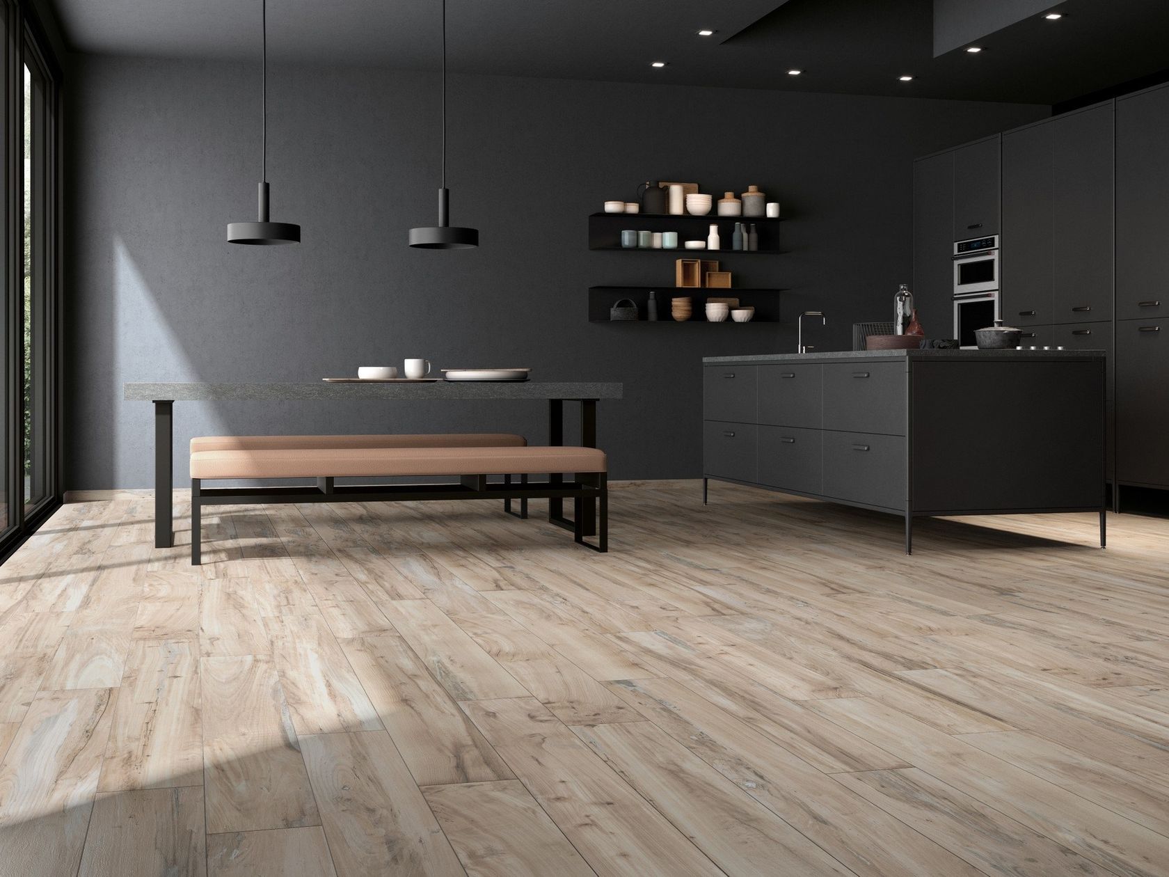 Porcelain stoneware wall/floor tiles NEST By ABK