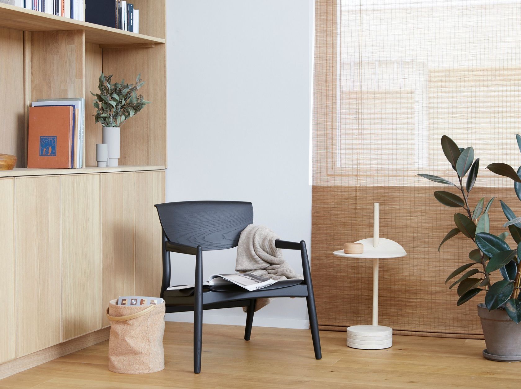 NEST Cork waste paper bin By Form & Refine | design Hallgeir Homstvedt