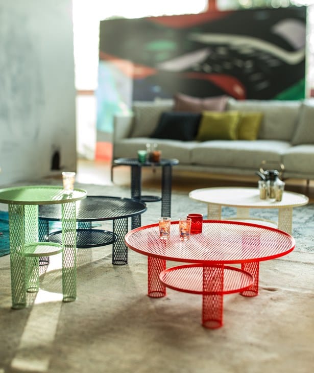 NET Coffee table By Moroso | design Benjamin Hubert