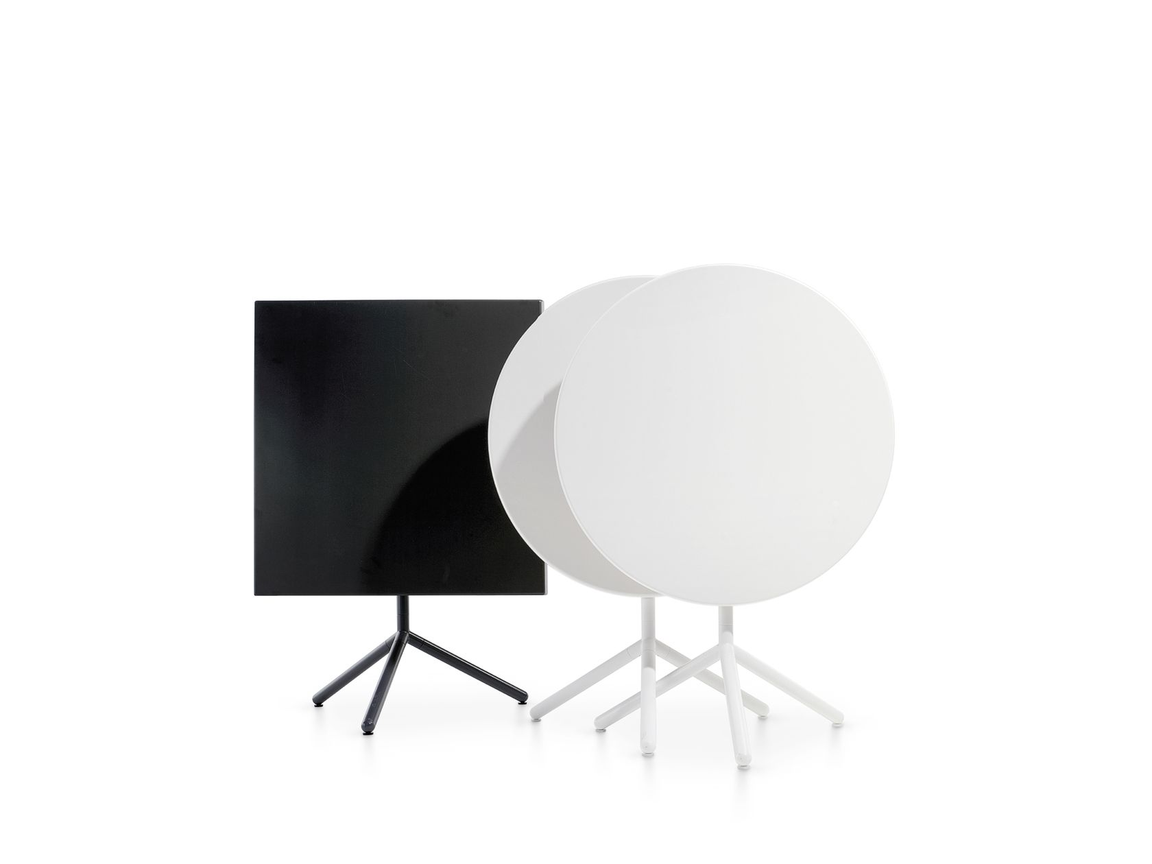 NETT T | Square table Square drop-leaf aluminium dining table By ...