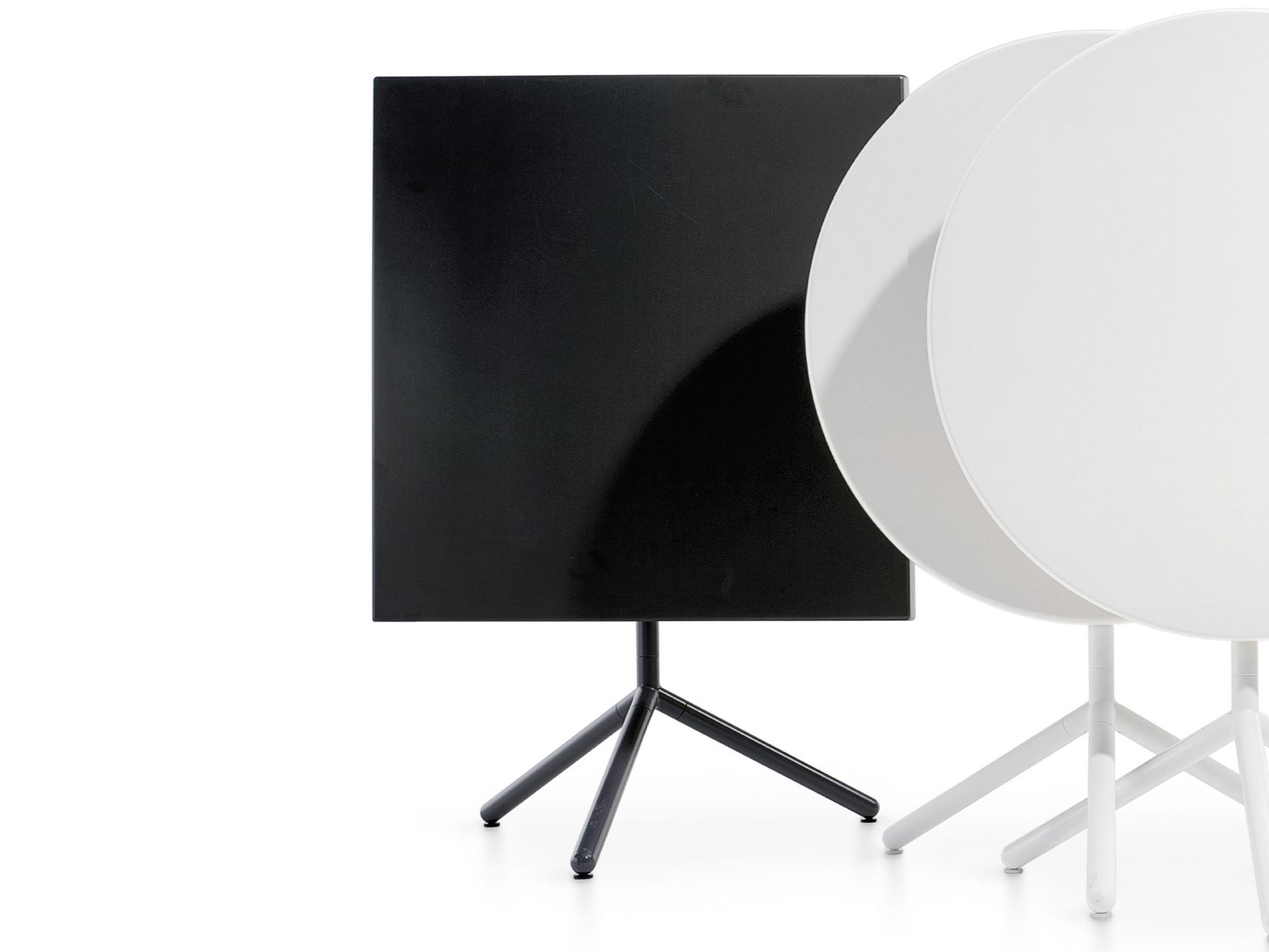 NETT T | Square table Square drop-leaf aluminium dining table By ...