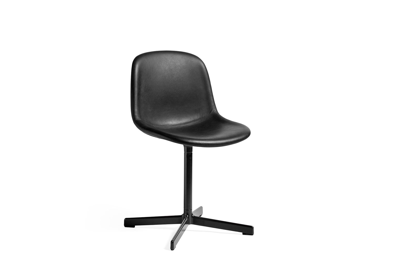 NEU 10 Swivel upholstered chair with 4-spoke base By Hay