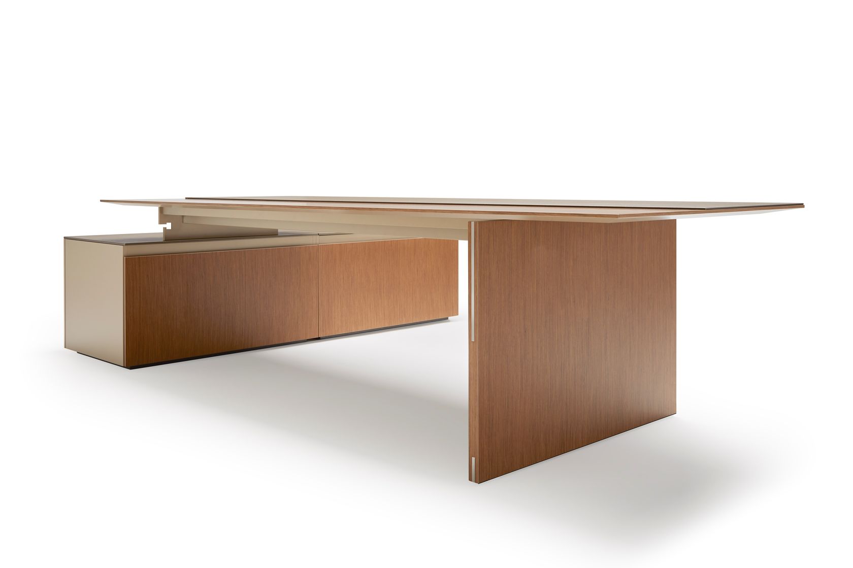 NEUTRA Wooden executive desk By José Martínez Medina | design Mario Ruiz
