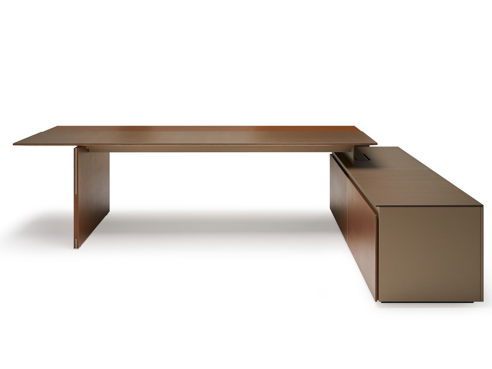 NEUTRA Wooden executive desk By José Martínez Medina | design Mario Ruiz