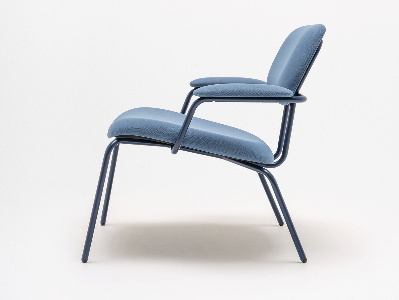 NEW SCHOOL Fabric armchair with armrests By MDD