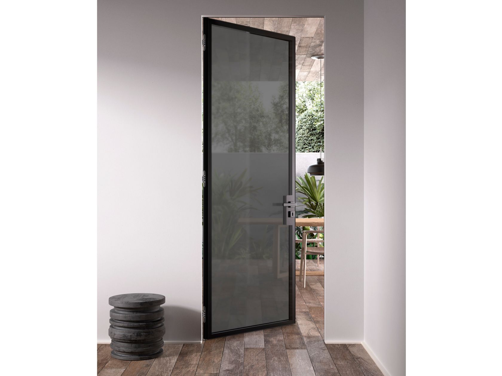 NEXT Hinged flush-fitting fire-rated door By ALBED | design CRS Albed