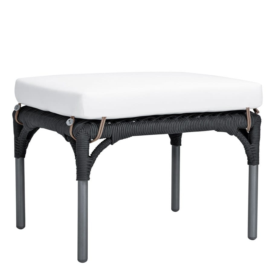 NEXUS Rectangular polypropylene garden footstool By JANUS et Cie