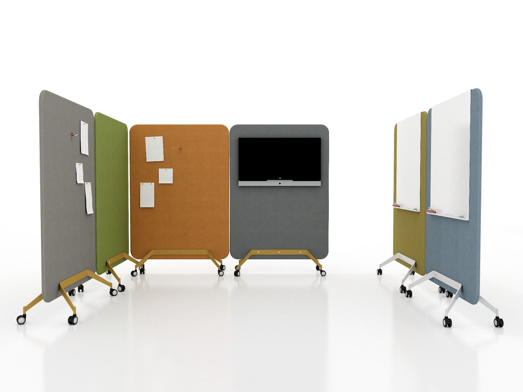 Freestanding office screen NIBURU By Tuna Ofis design Ozan Sinan Tığlıoğlu