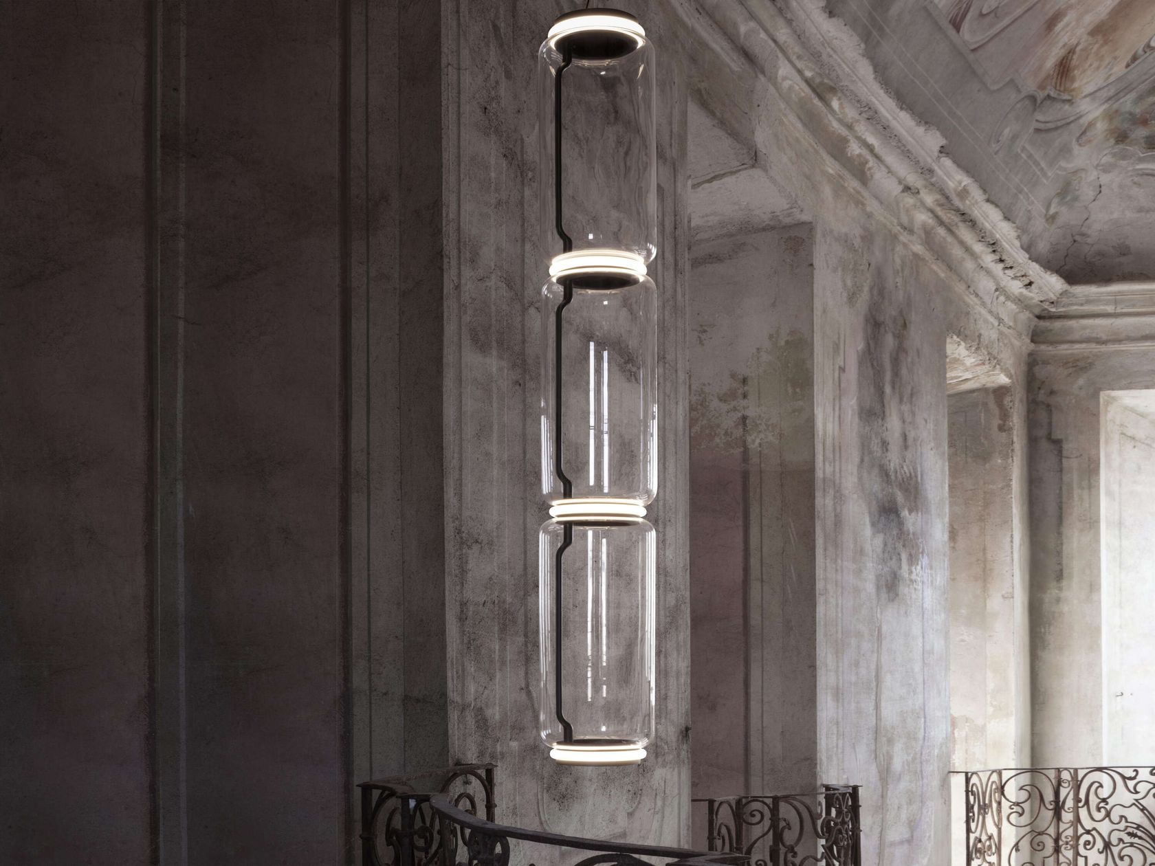 NOCTAMBULE SUSPENSION Pendant lamp By Flos | design Konstantin Grcic