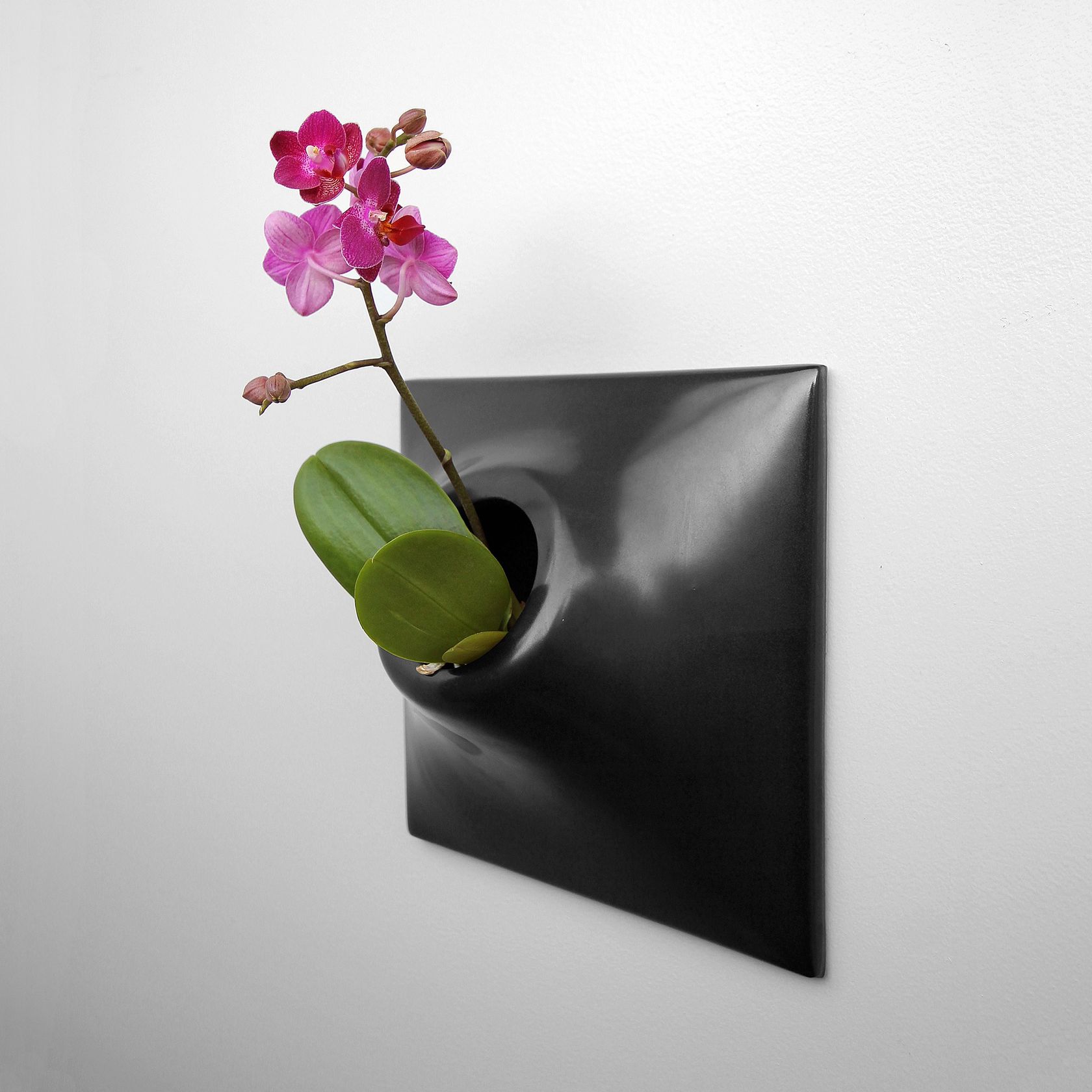 Vaso da parete modulare in gres ceramico NODE M Collezione Node By ...