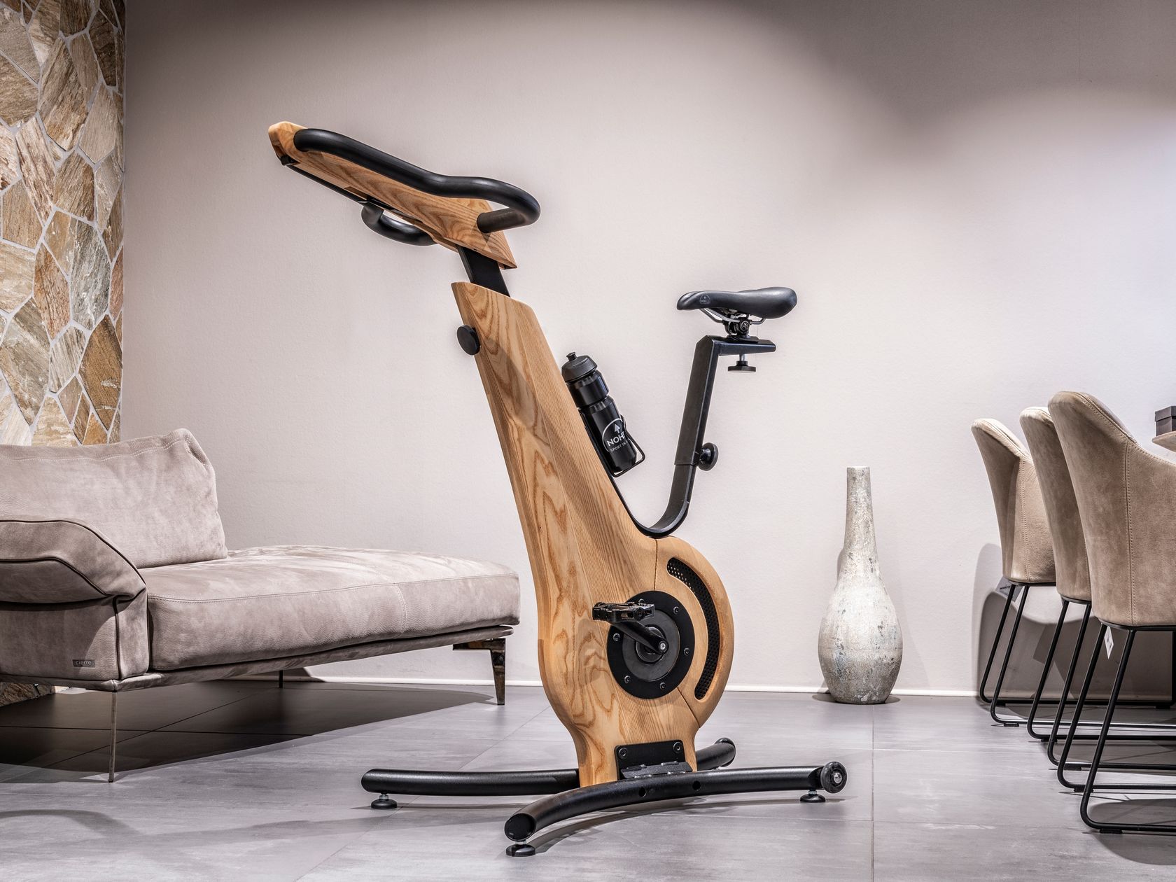 NOHRD BIKE Wooden exercise bike By WaterRower Nohrd