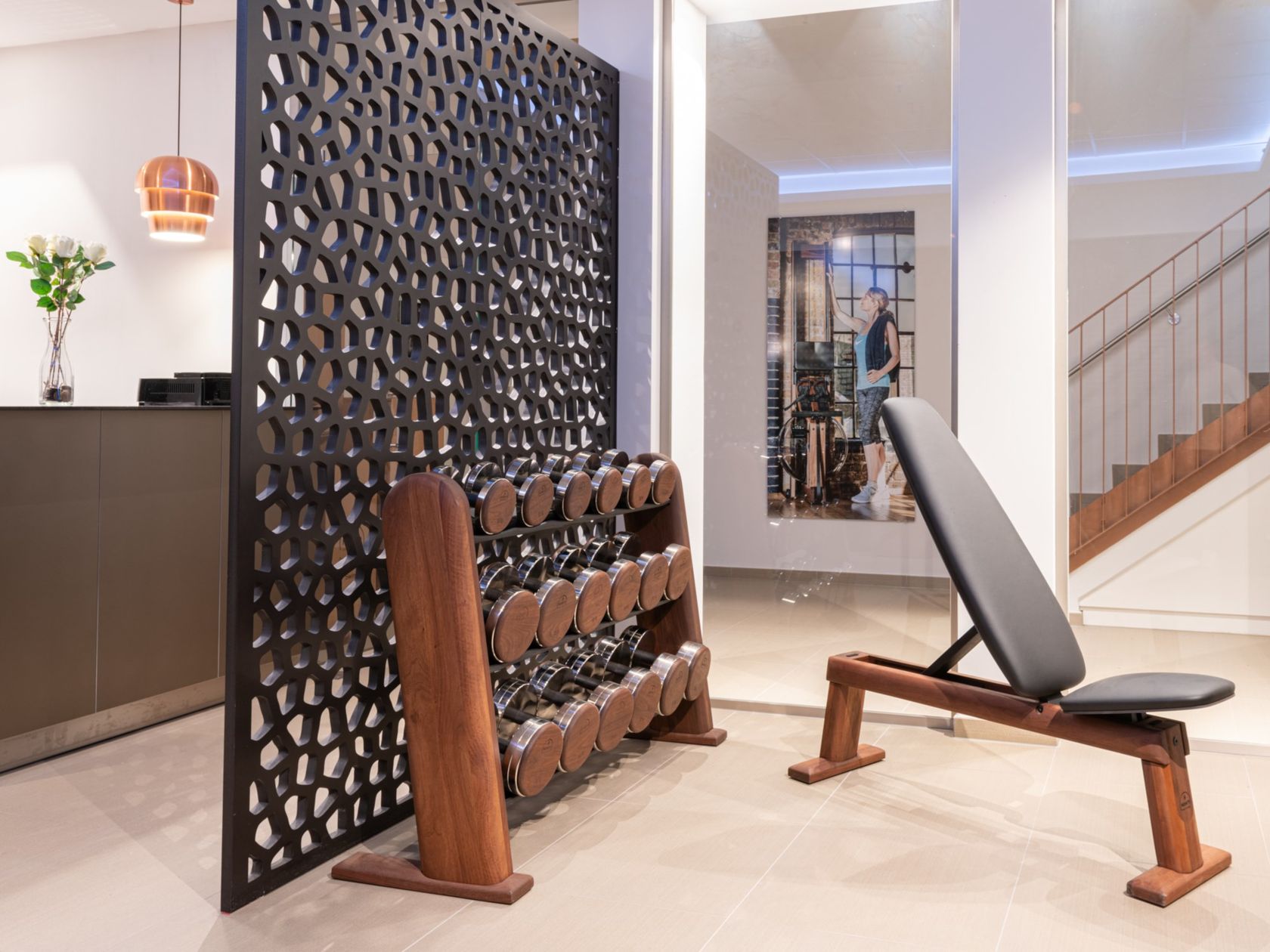 NOHRD WEIGHTBENCH Wood weightbench By WaterRower Nohrd