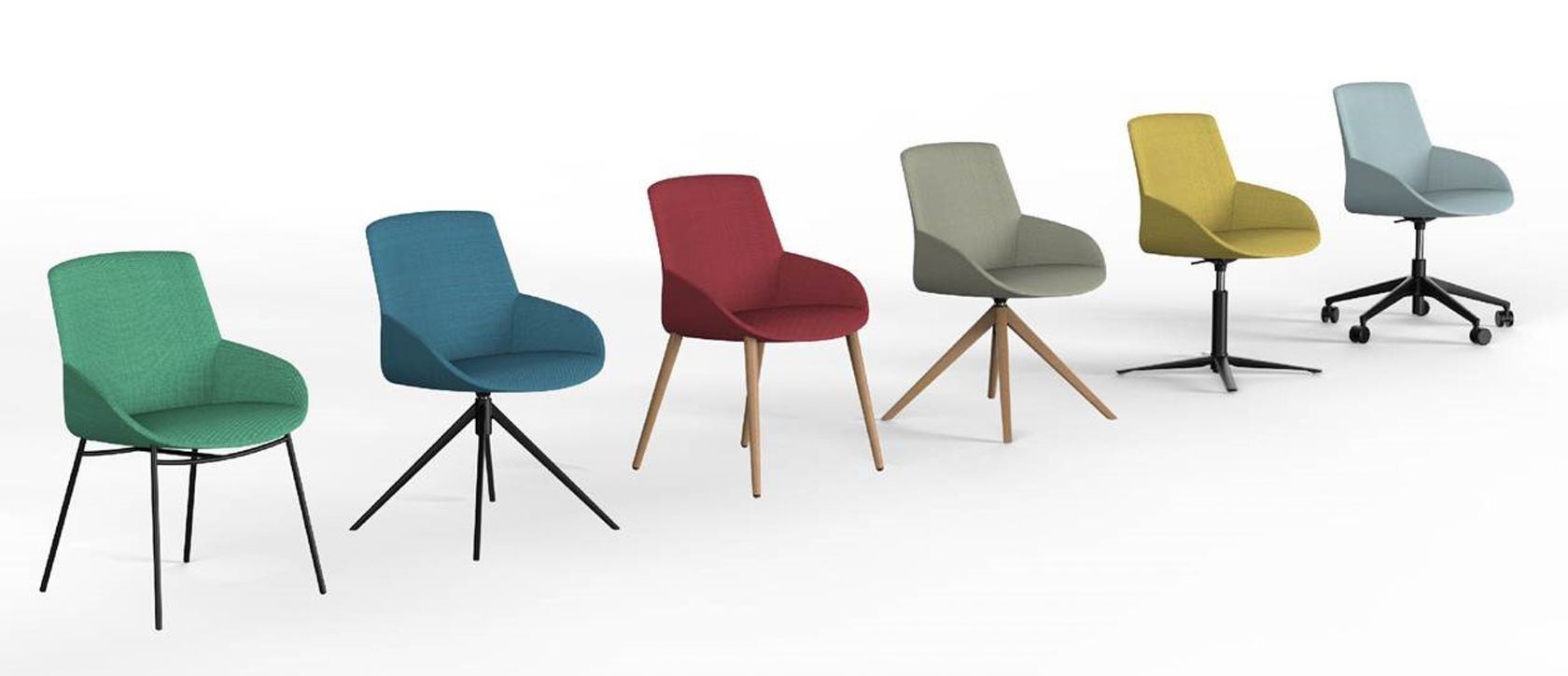 NOOM | Trestle-based chair Noom Collection By ACTIU design Alegre Design