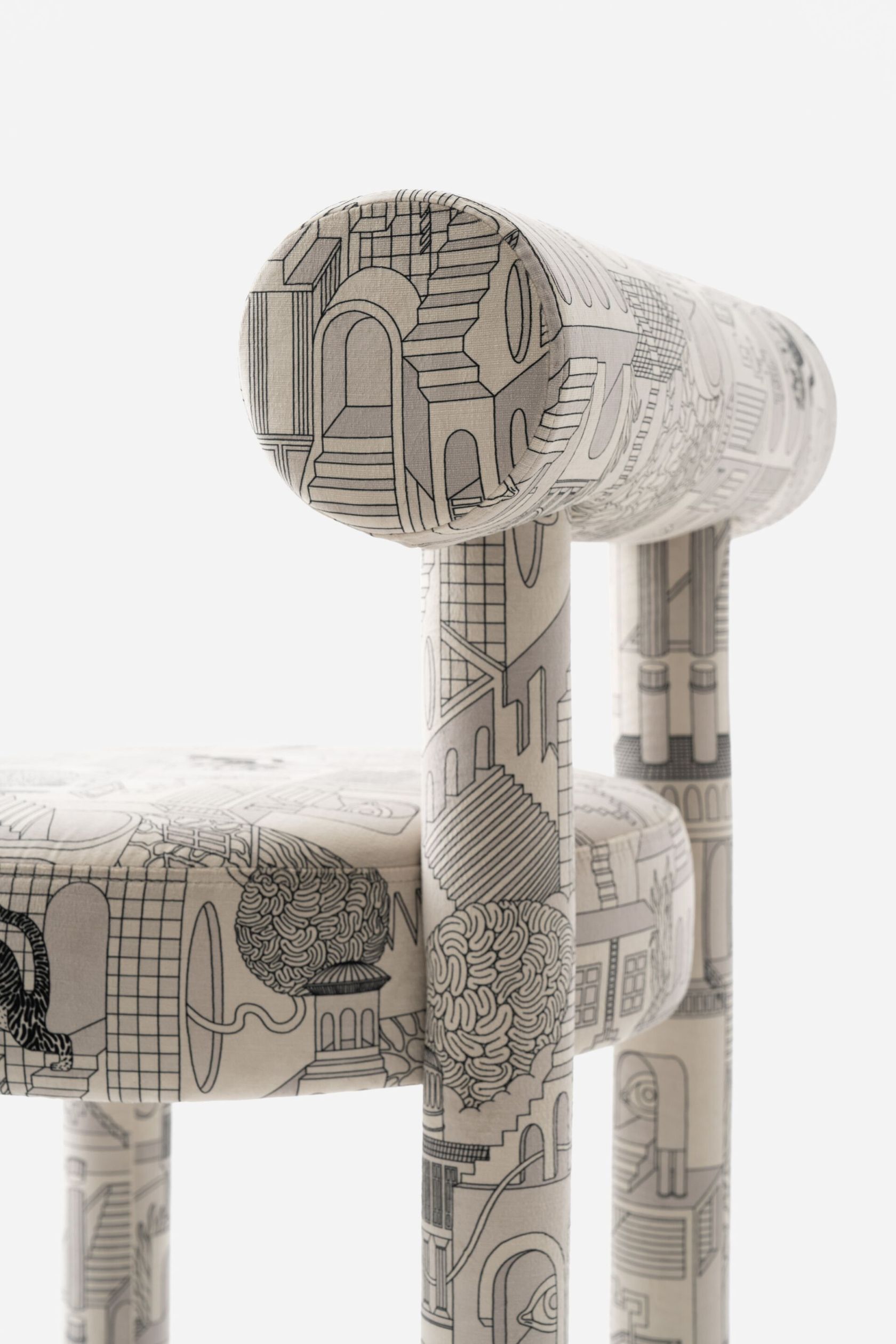 GROPIUS CS1 ARTISTRY EDITION Upholstered fabric chair By NOOM | design ...