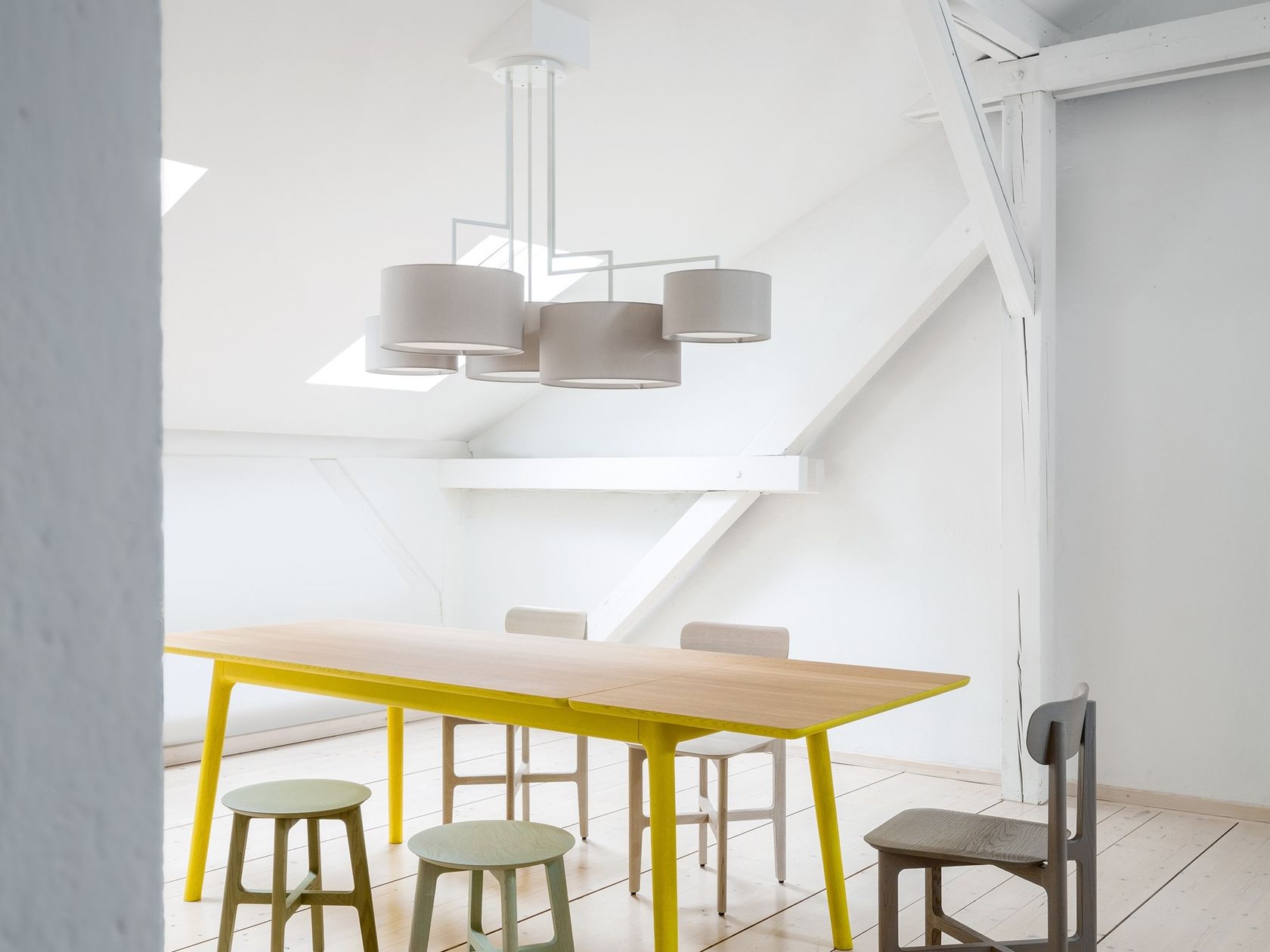 Pendant lamp NOON 5 By ZEITRAUM design El Schmid