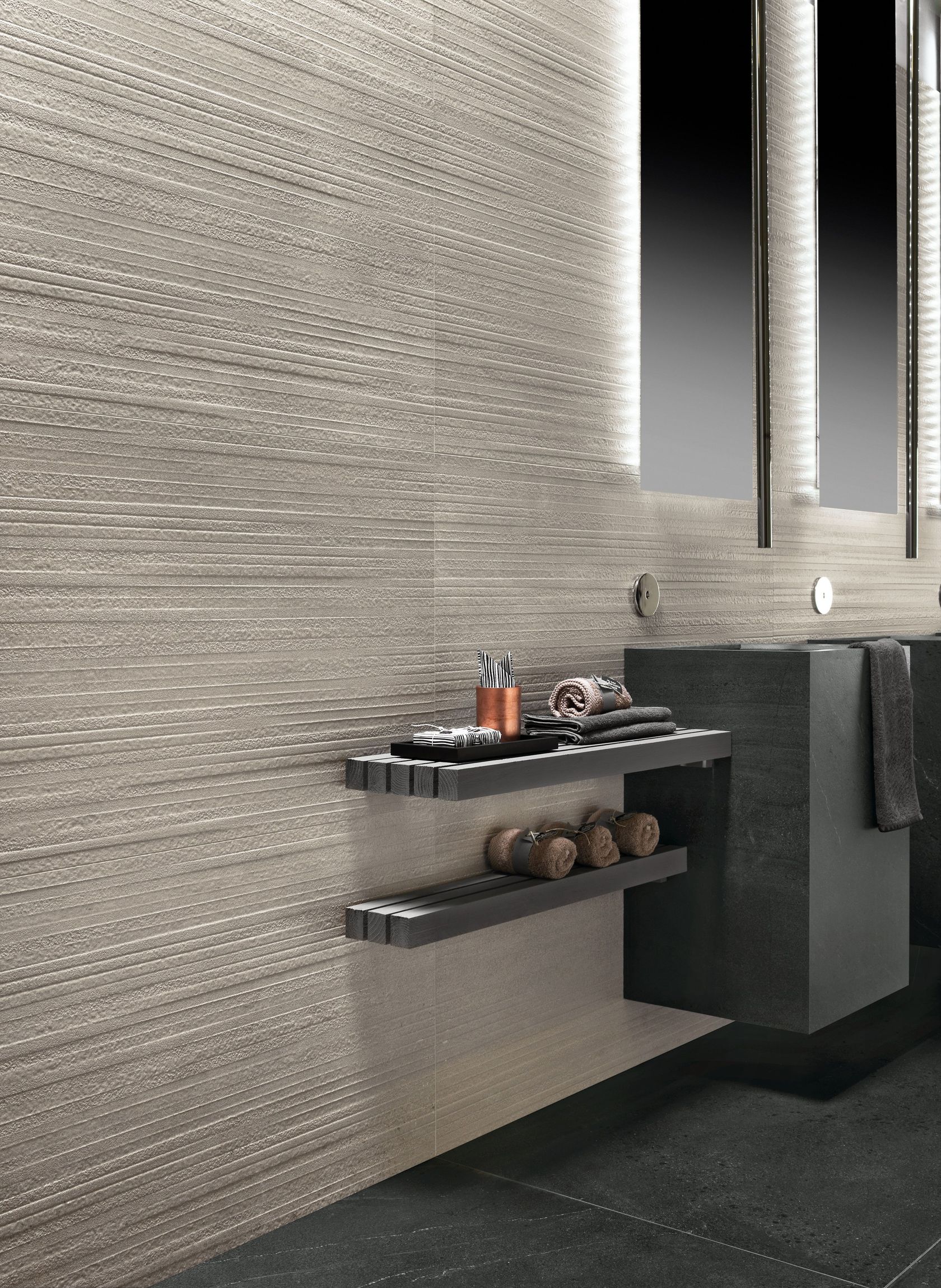 NORDIC STONE NORVEGIA Porcelain stoneware wall/floor tiles with stone ...