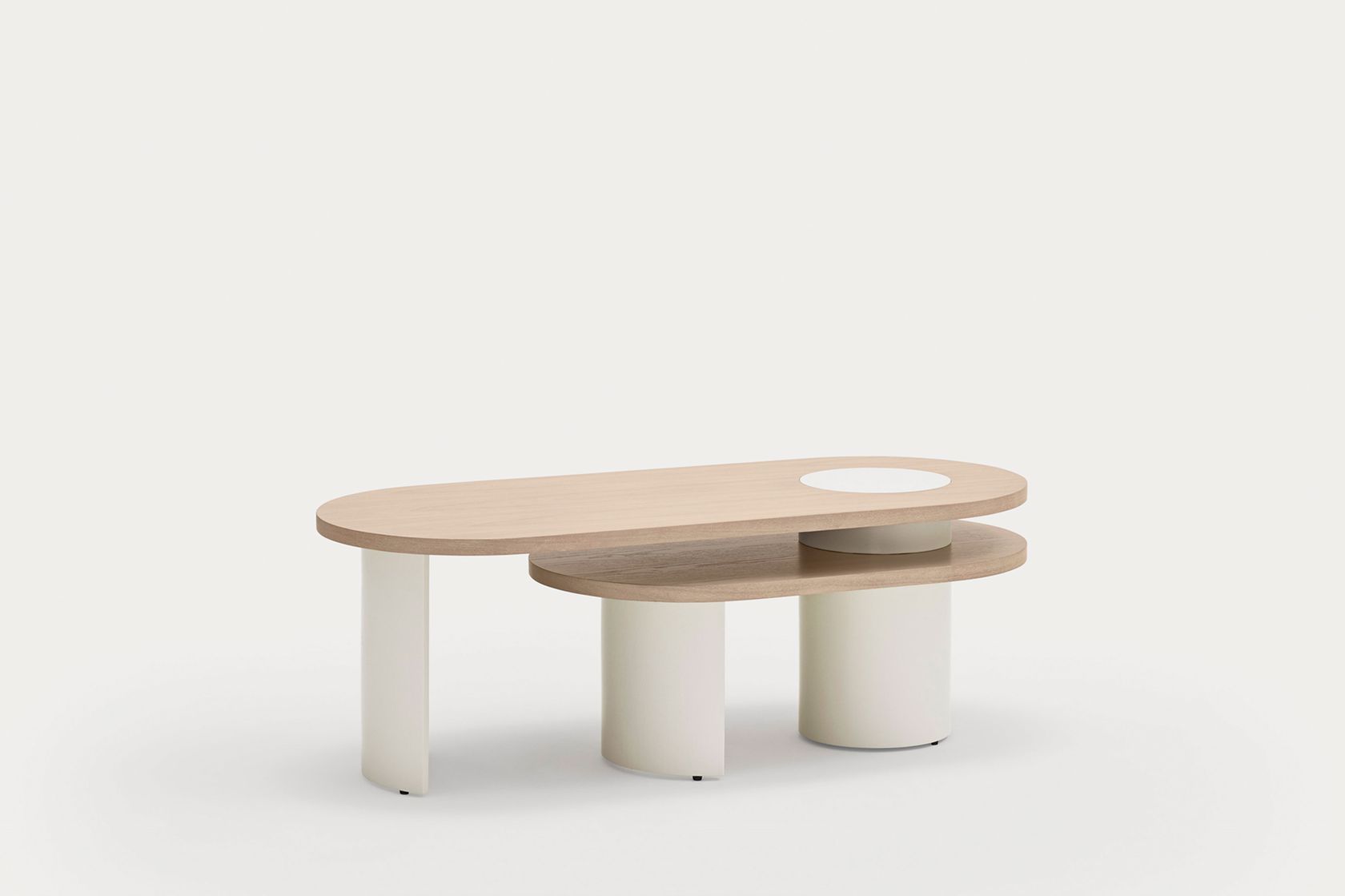 NORI | Coffee table Swivel wooden coffee table By TEULAT | design ...