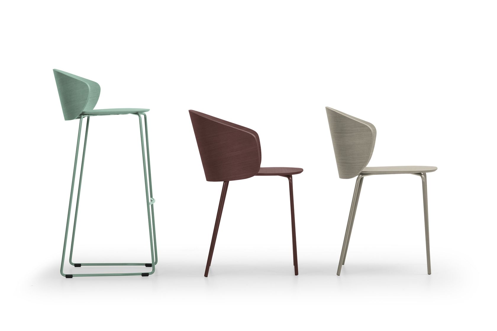 NOT WOOD | High stool Not Wood Collection By True Design design E-ggs