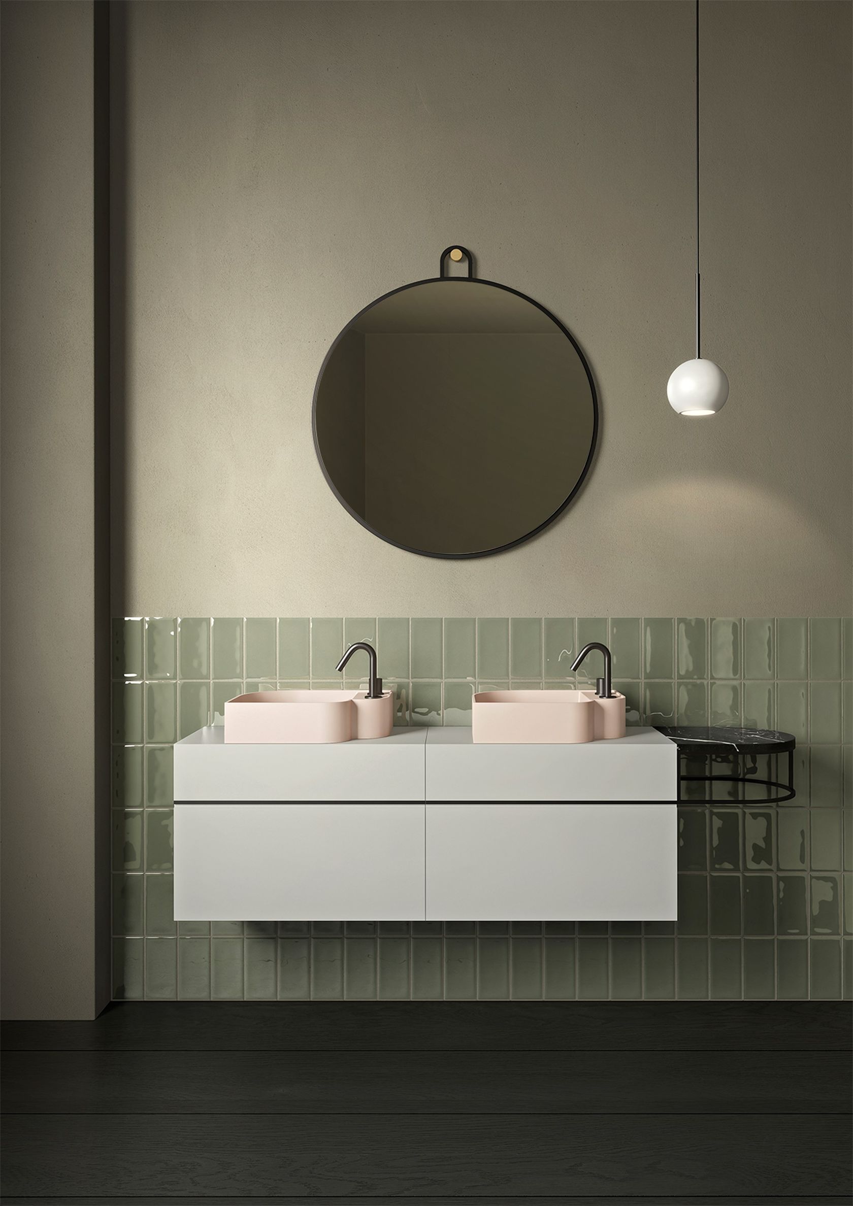 NOUVEAU | Double vanity unit Nouveau Collection By Ex.t design ...