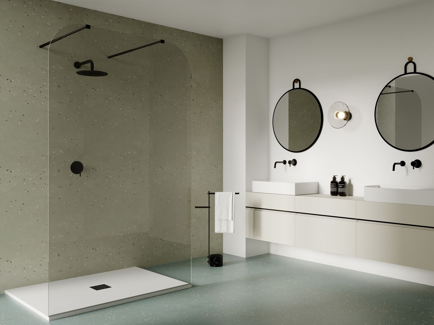 Shower cabins | Corner, alcove, with sliding doors | Archiproducts