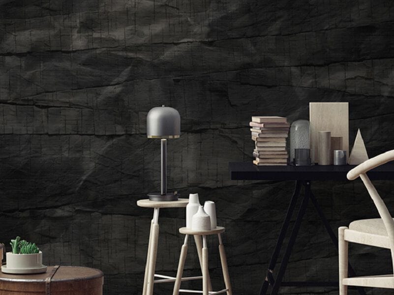 CONCRETE / ROCK Stone effect wallpaper By N.O.W. Edizioni