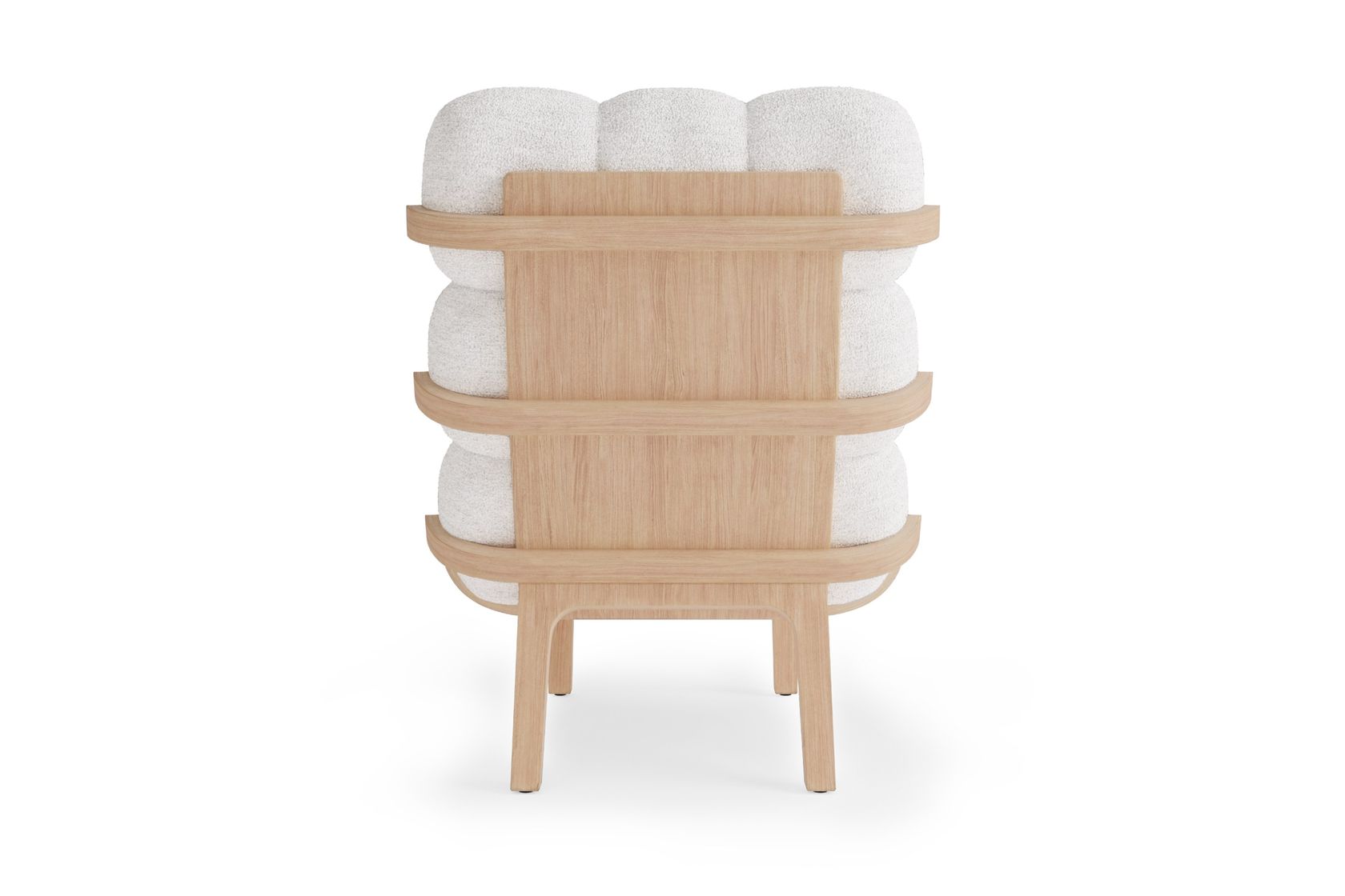 NUAGE | Oak armchair By SOLLEN