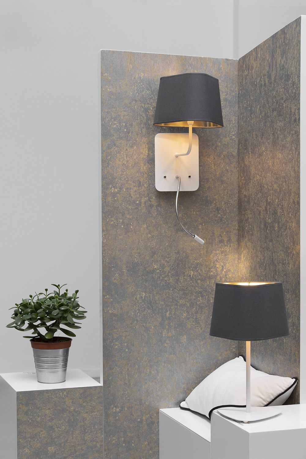 NUAGE PETIT | Applique murale à bras articulé Applique murale à LED à ...