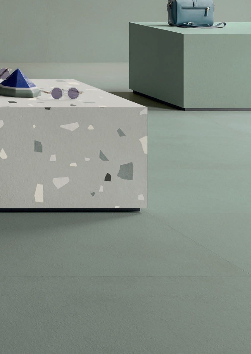 NUANCES SALVIA Porcelain stoneware wall/floor tiles By Italgraniti