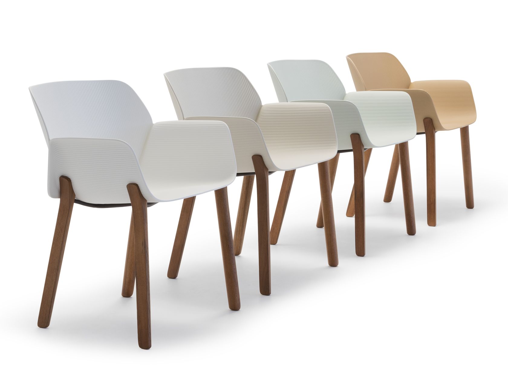 Technopolymer chair with armrests NUEZ SO2770 Nuez Collection By Andreu ...