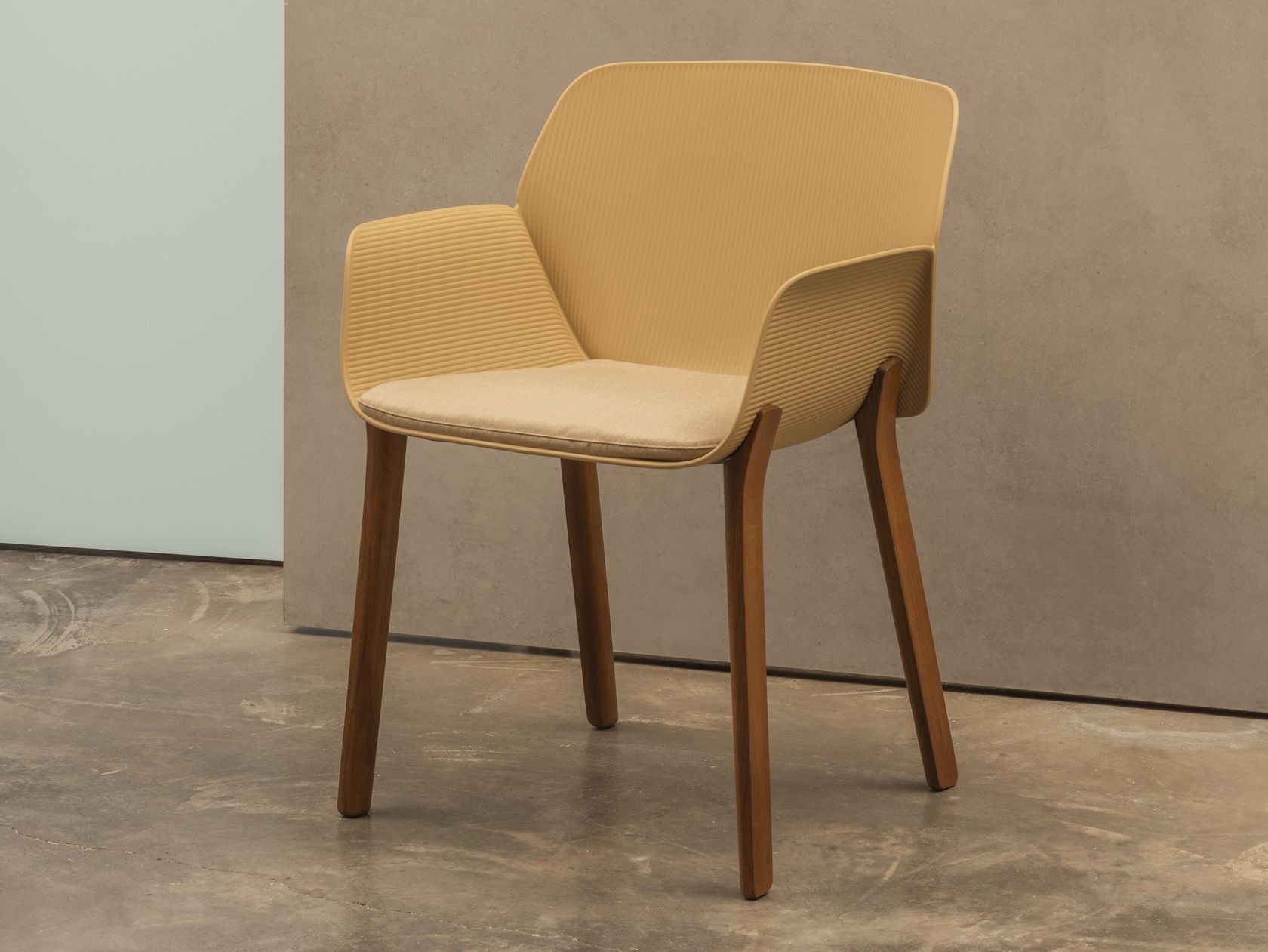 Technopolymer chair with armrests NUEZ SO2770 Nuez Collection By Andreu ...