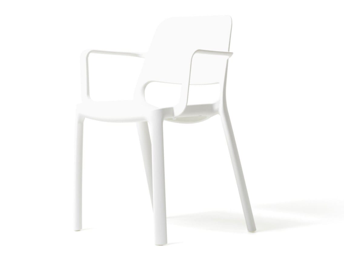 NUKE | Chair with armrests Nuke Collection By Diemme