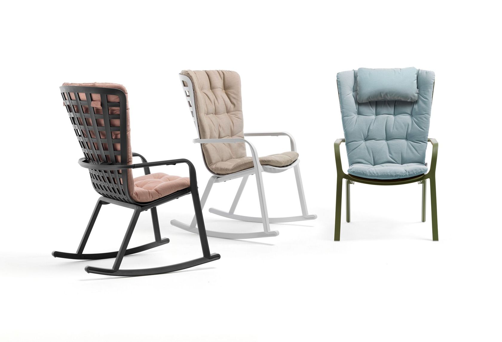 FOLIO ROCKING Rocking polypropylene garden chair By Nardi | design ...