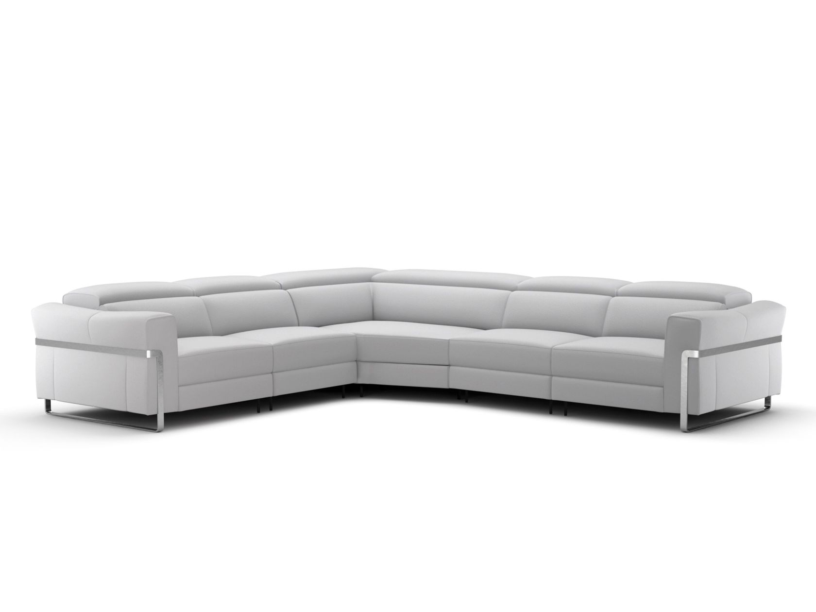 FIDELIO Recliner corner fabric sofa By Natuzzi Italia