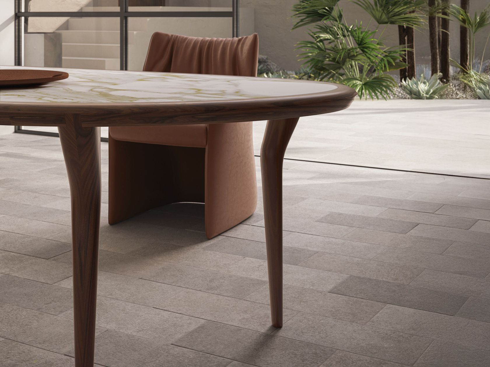 GUTTA Стол By Natuzzi Italia | design Massimo Iosa Ghini