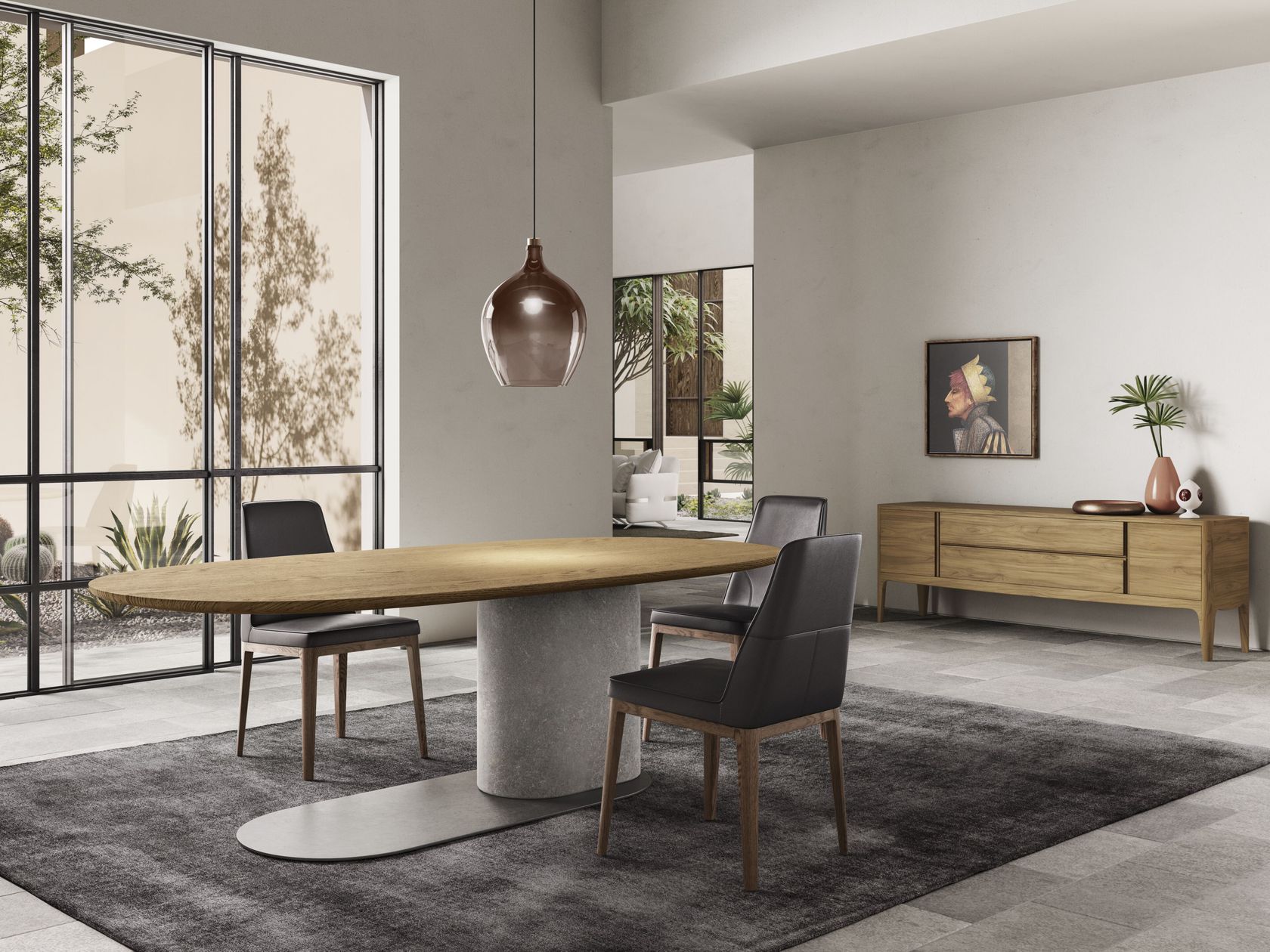 OMBRA Table By Natuzzi Italia