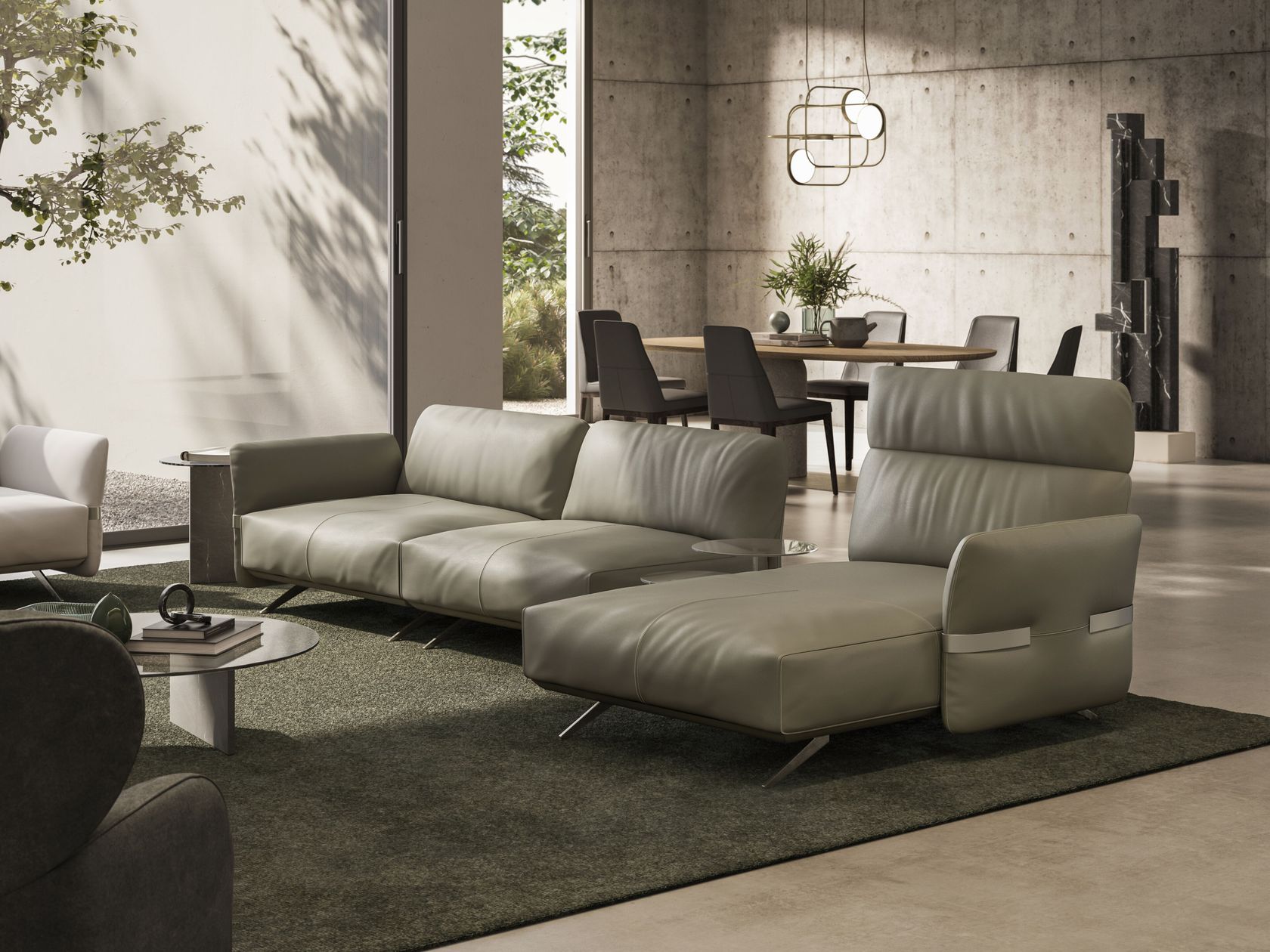 PABLO 沙发 By Natuzzi Italia | design Claudio Bellini