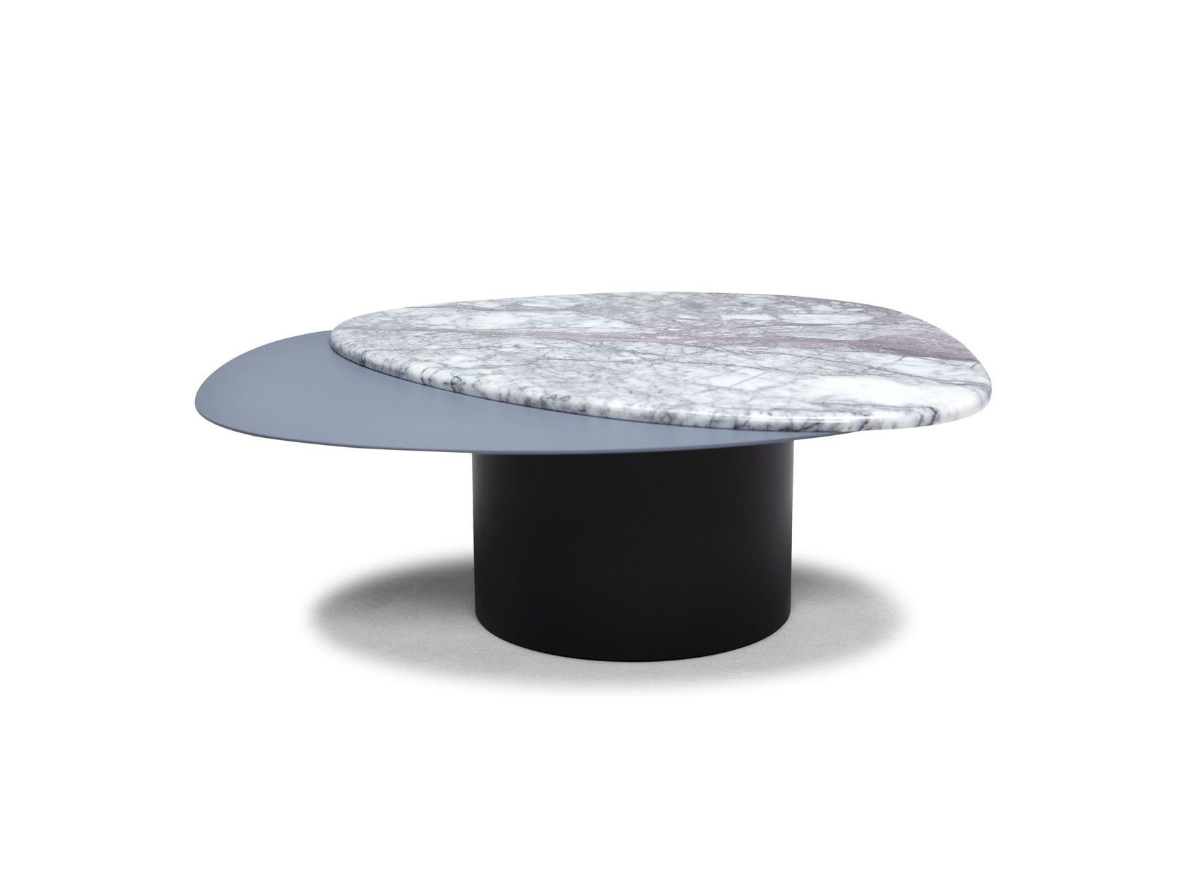 SPLASH Low wooden and marble coffee table By Natuzzi Italia | design ...